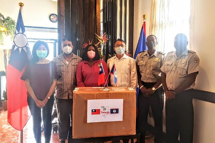 Taiwan donates 5,000 masks to Belize Customs Department - Caribbean ...