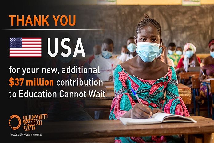 US announces $37M contribution to Education Cannot Wait - Caribbean ...