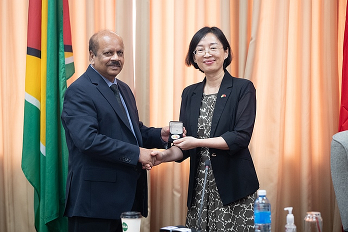Guyana - China unveil $50 commemorative coin - Caribbean News Global